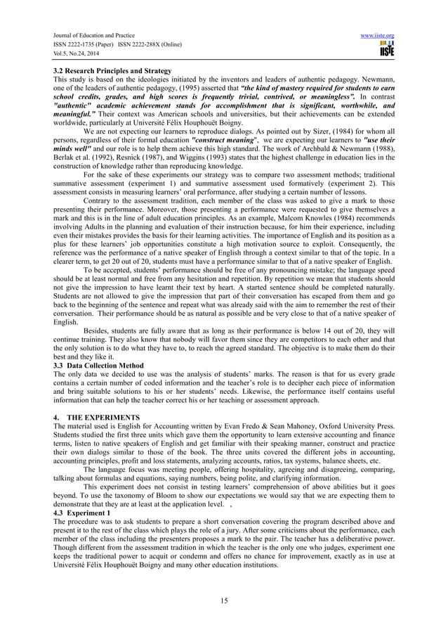 Does summative assessment used formatively enhance learning in english ...