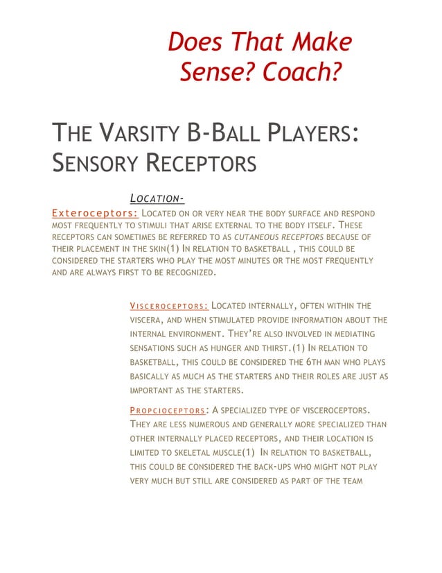 Does that make sense artifact | PDF | Eye and Vision Conditions ...