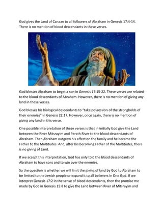 Does the bible talk of jewish exclusivity? | PDF