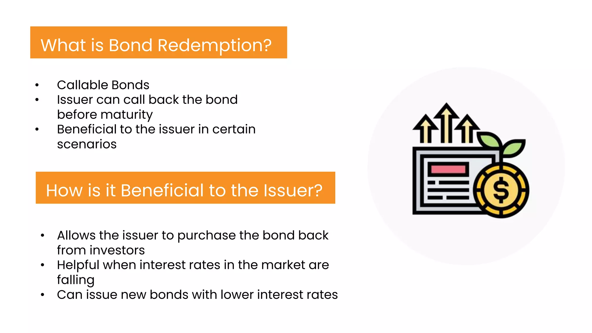Does the bond have a redemption feature in it? | PPT