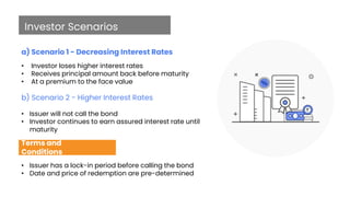 Does the bond have a redemption feature in it? | PPTX | Stocks and ...