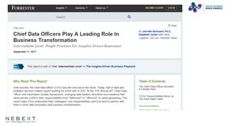Does the CDO role have future? @des2018 | PPT