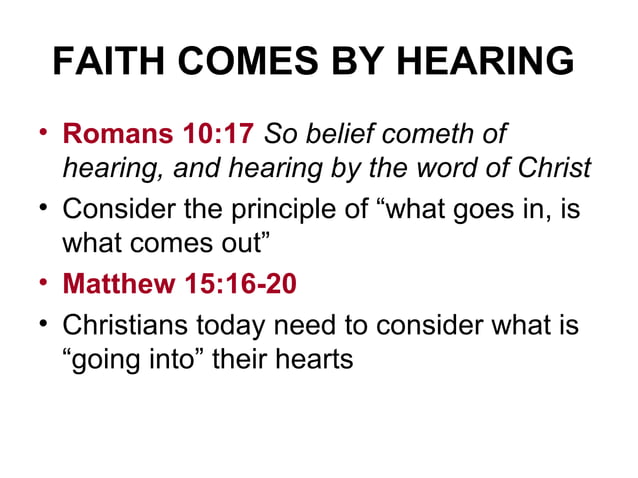 Does your faith work? | PPT