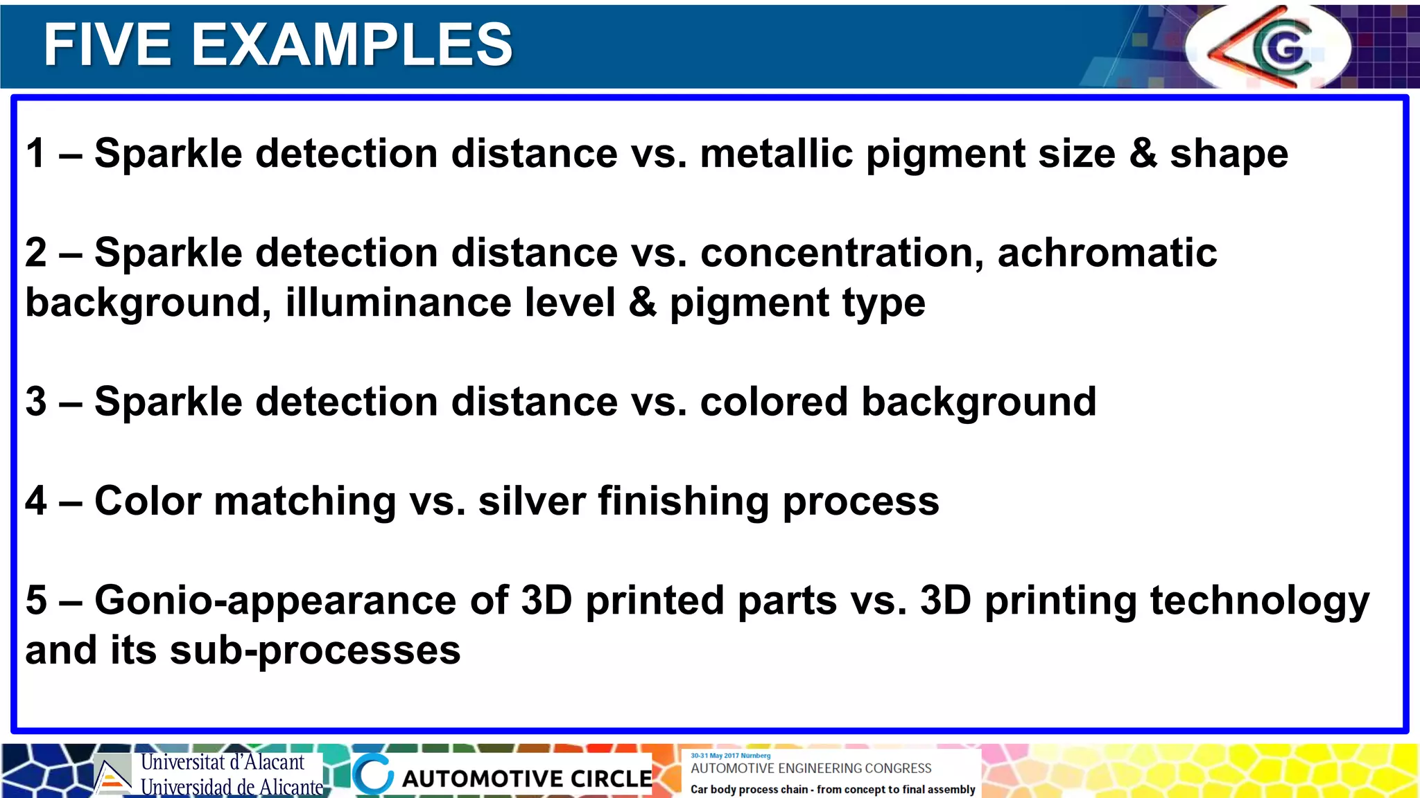 DoE applied on visual appearance of materials | PDF