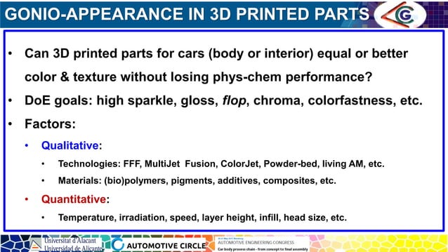 DoE applied on visual appearance of materials | PDF