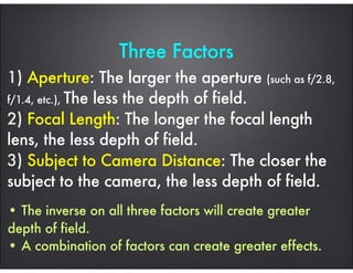 Depth of Field | PDF