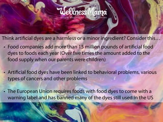 Do Food Dyes Affect Behavior? | PDF