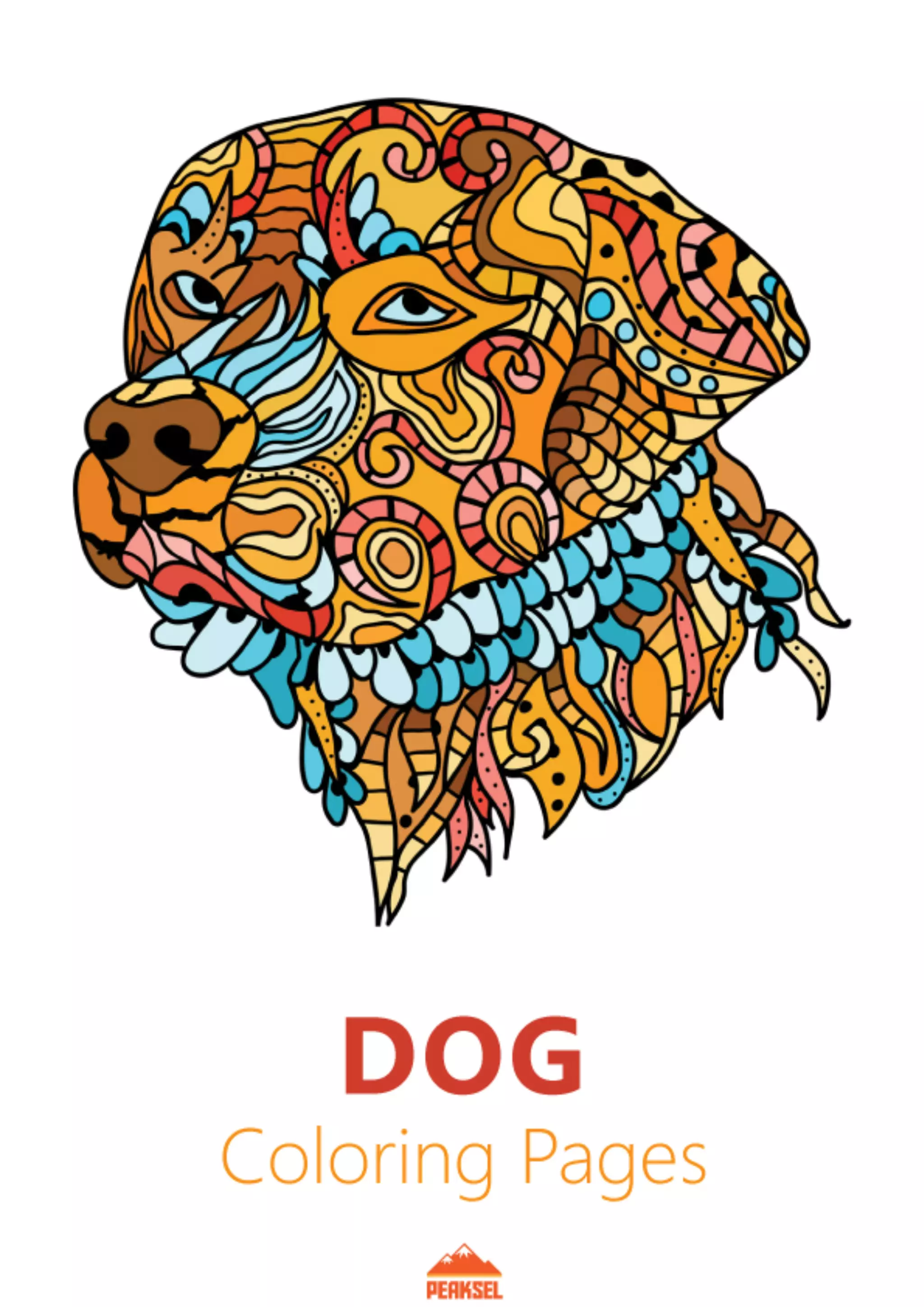 Dog Coloring Pages for Adults - Printable Coloring Book | PDF | Dogs | Pets