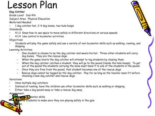 Dog lesson-plan | PPT