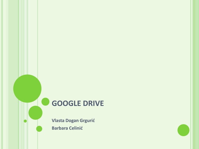 Google Drive | PPT