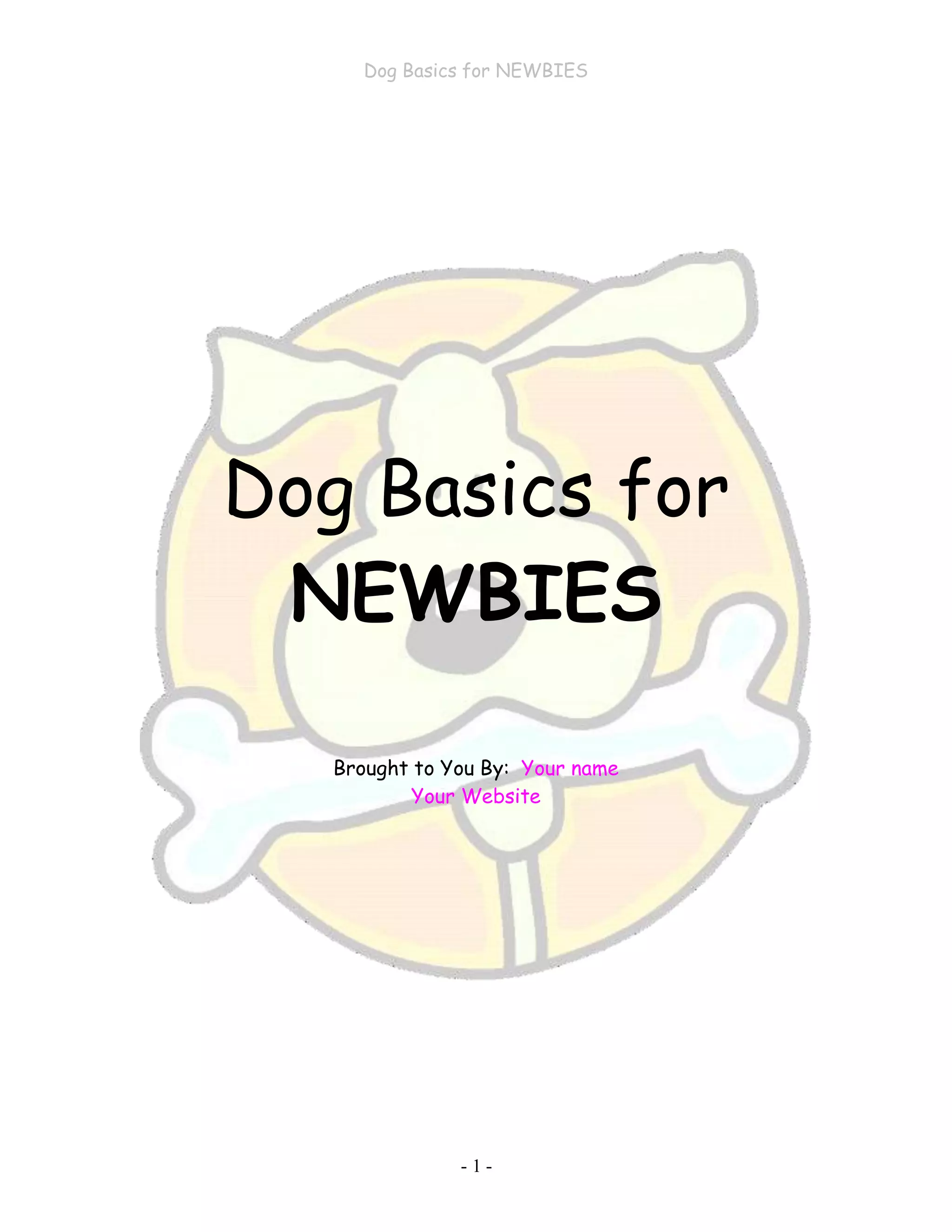 Dog Basics for Newbies.pdf