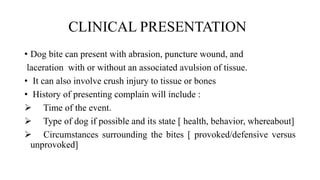 DOG BITE AND ITS MANAGEMENT Medical students.pptx