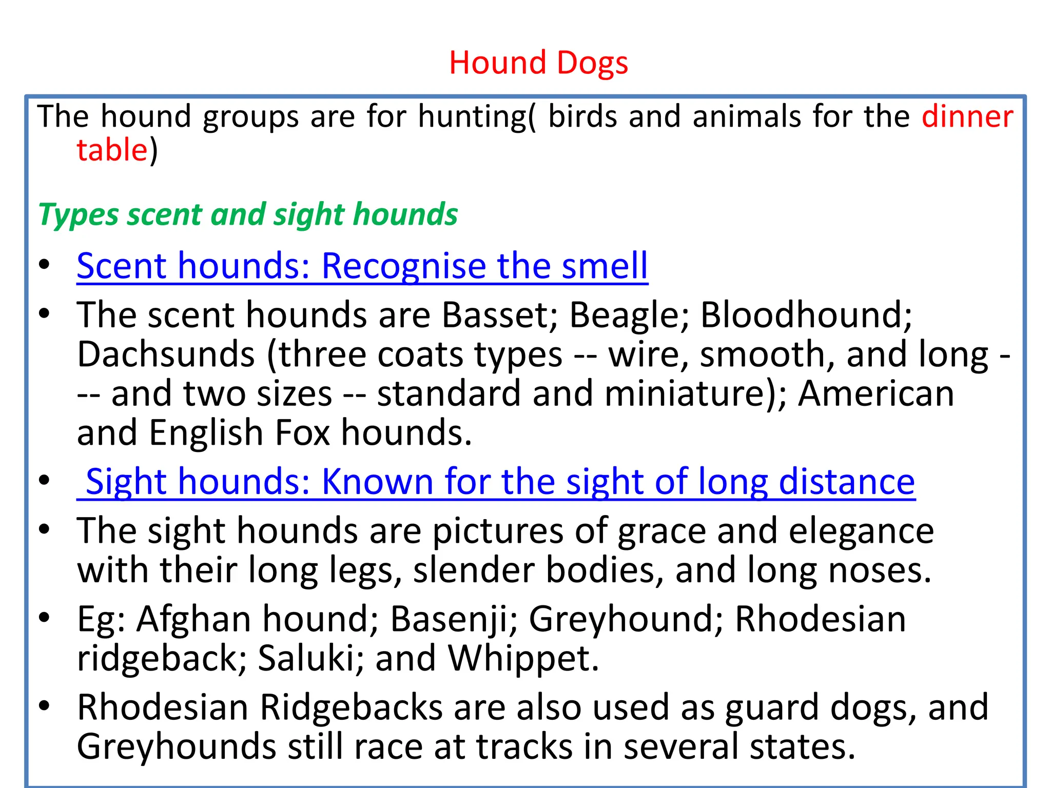 Dog breeds.ppt dog breeds classification | PPT