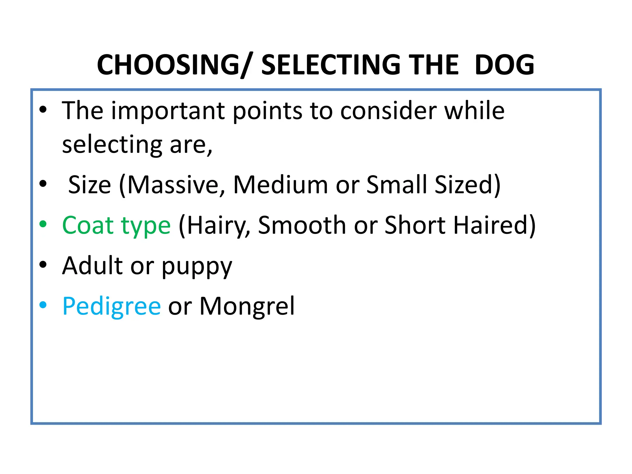 Dog breeds.ppt dog breeds classification | PPT