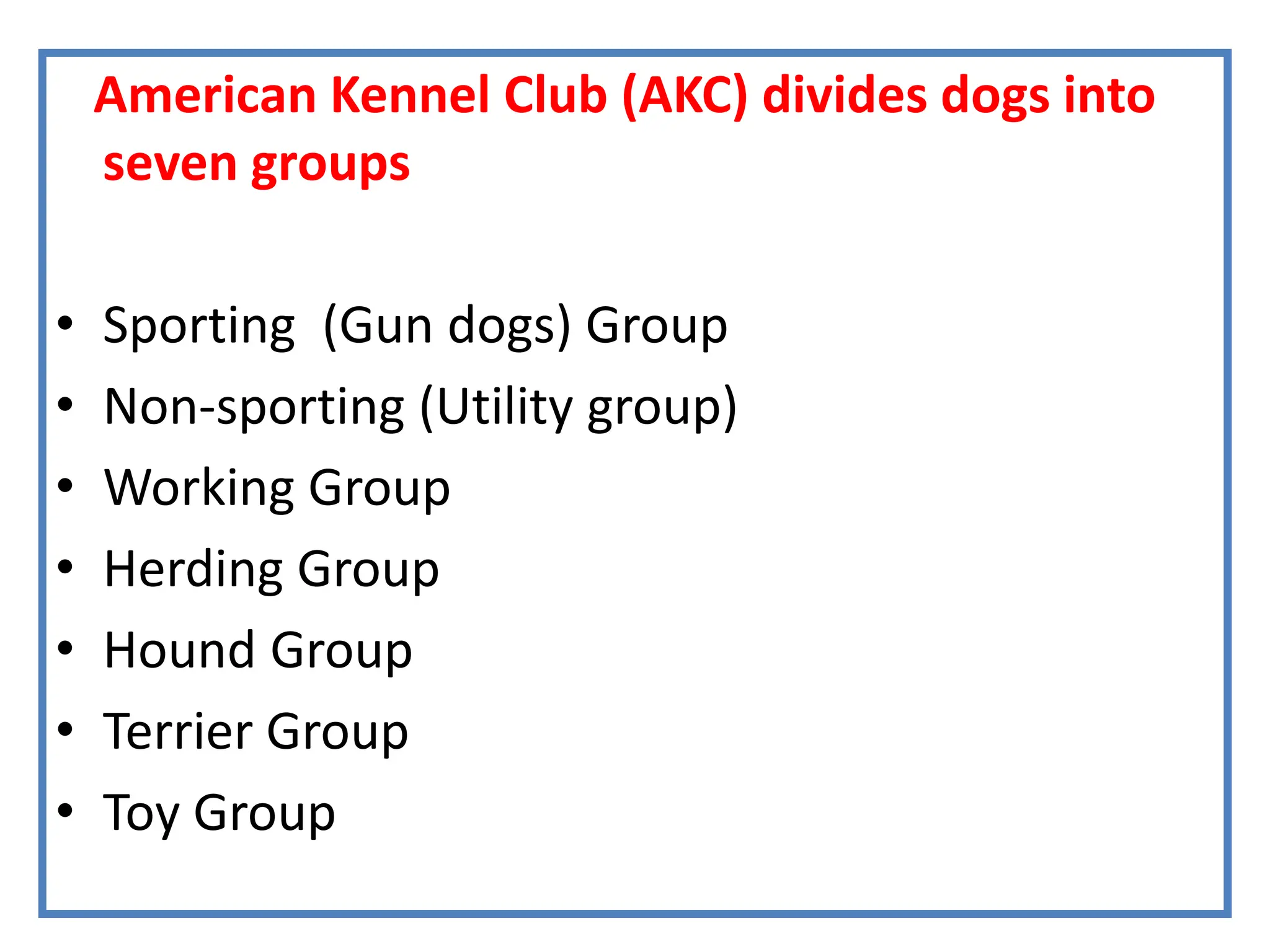 Dog breeds.ppt dog breeds classification | PPT