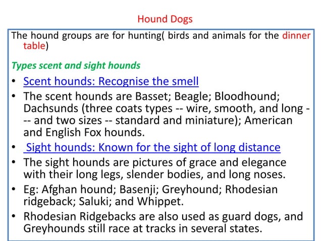 Dog breeds.ppt dog breeds classification | PPT