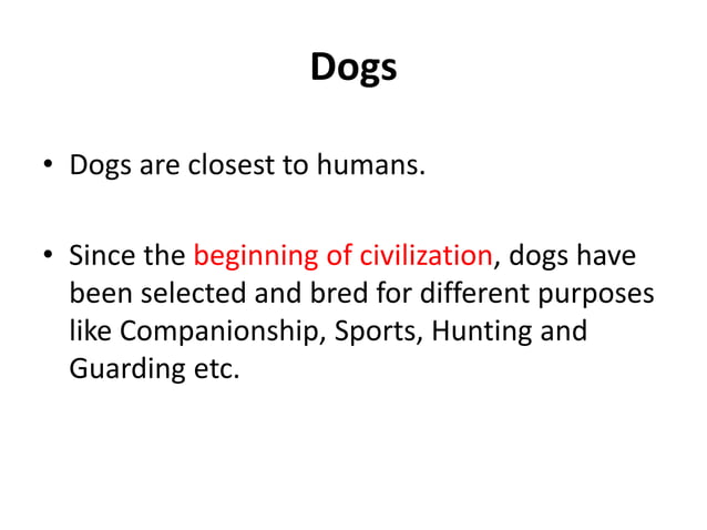 Dog breeds.ppt dog breeds classification | PPT