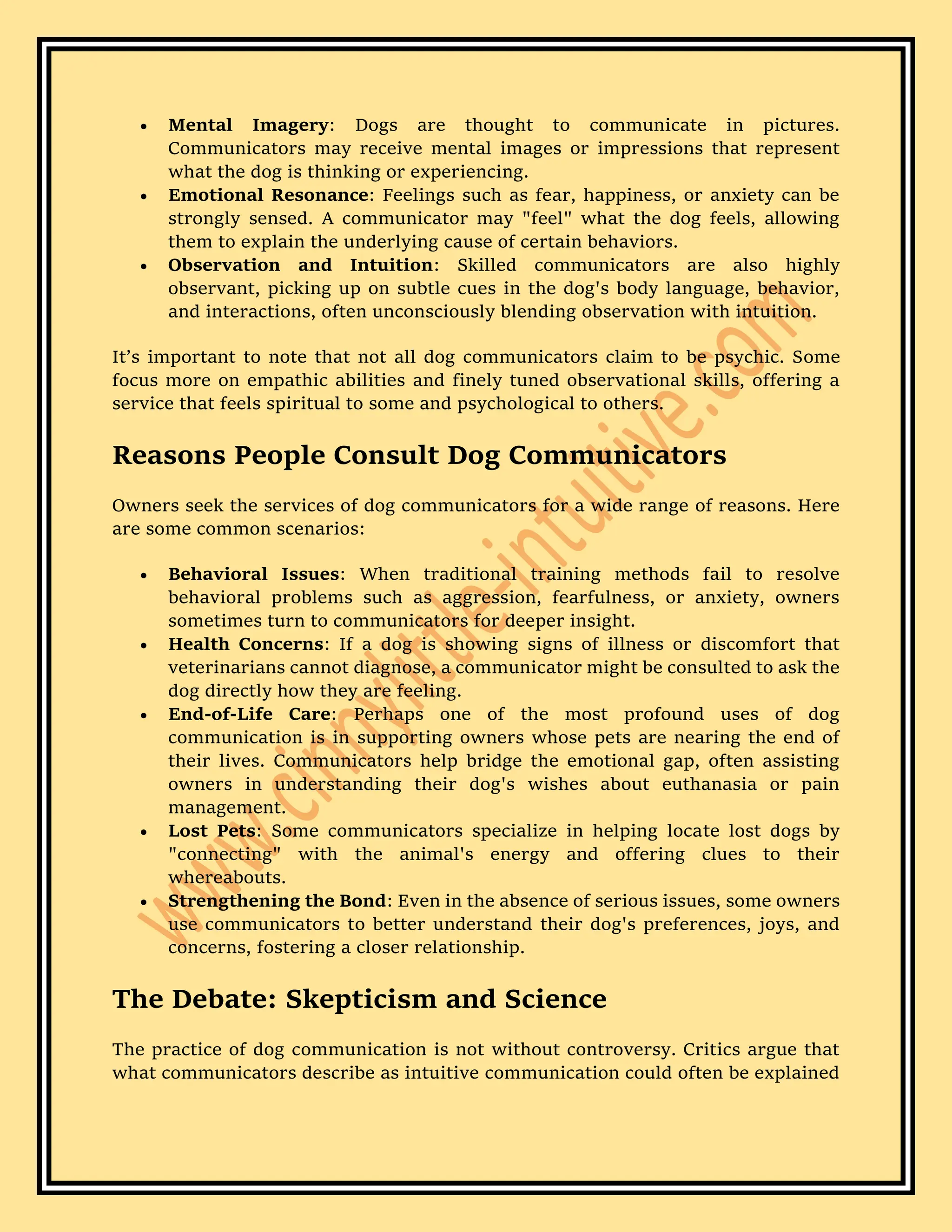 Understanding Your Dog on a Deeper Level: The Role of a Dog ...