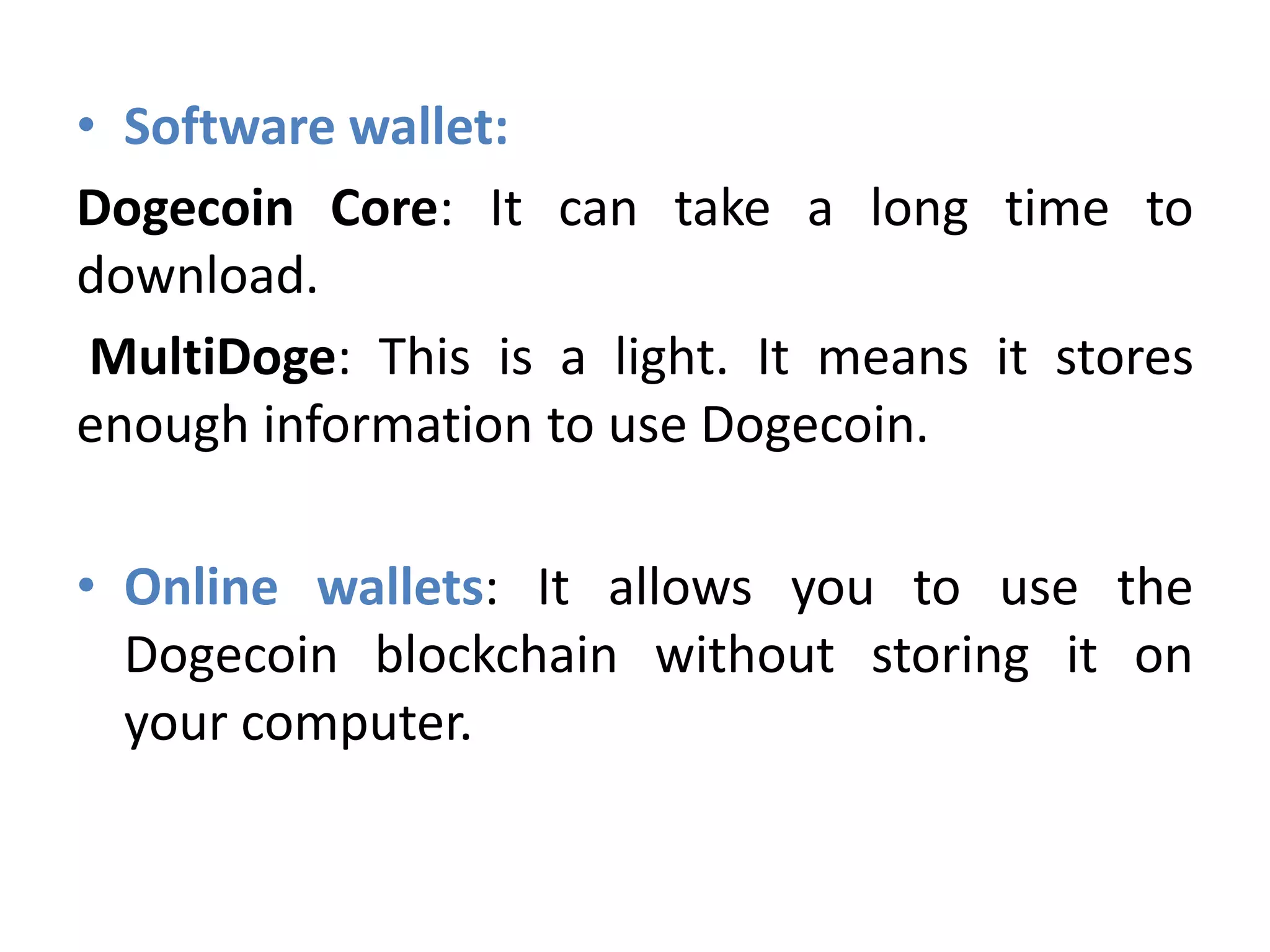 Brief Introduction on Dogecoin | PPTX