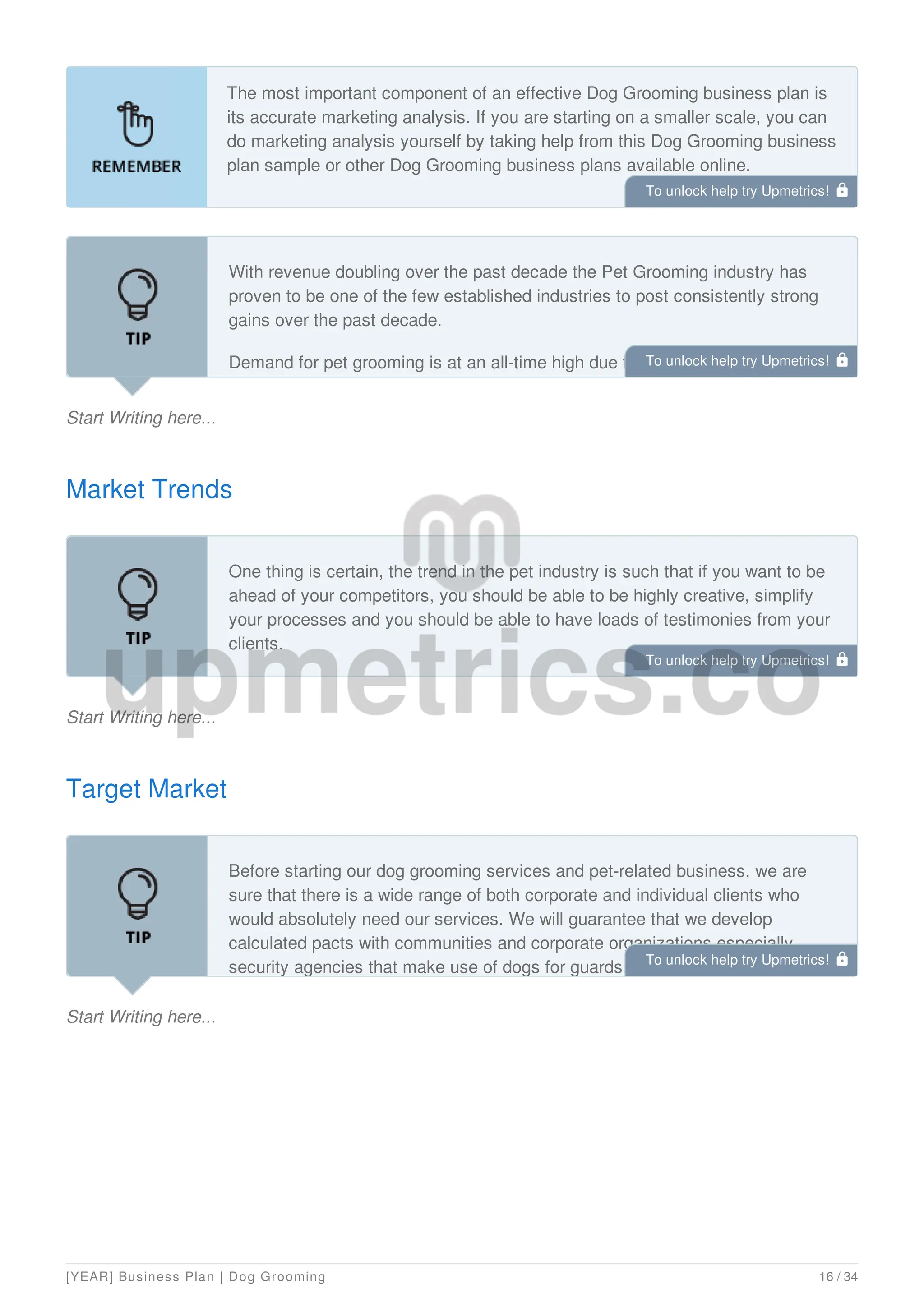 dog grooming business plan example | PDF