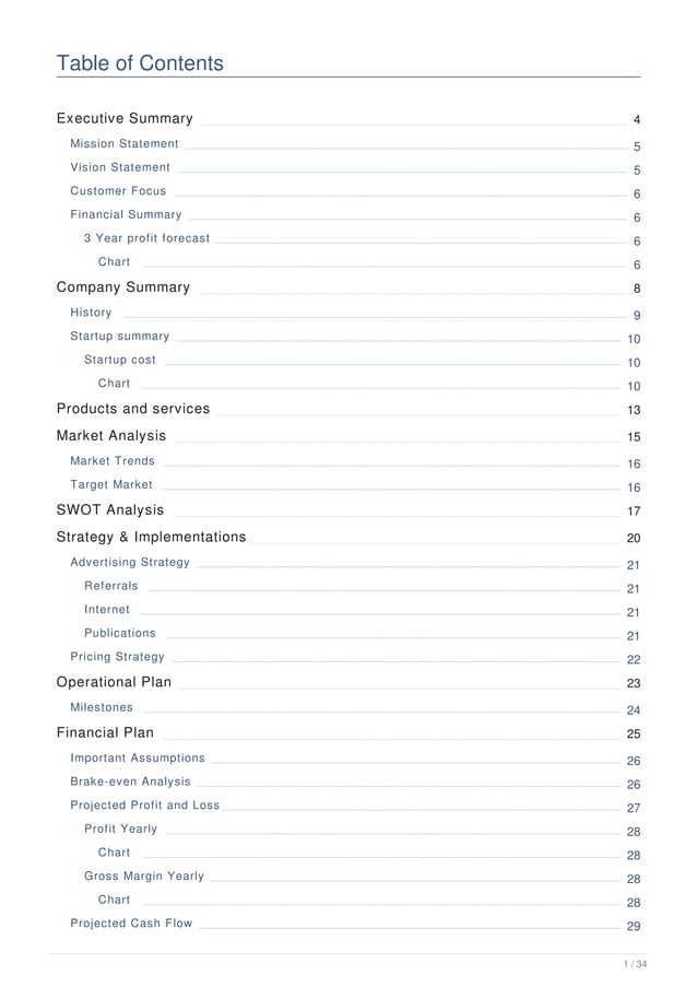 dog grooming business plan example | PDF | Business Accounting ...