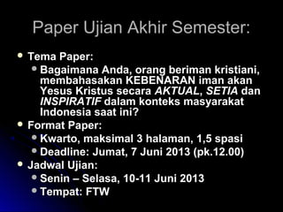 Sejarah Doktrin Gereja | PPT