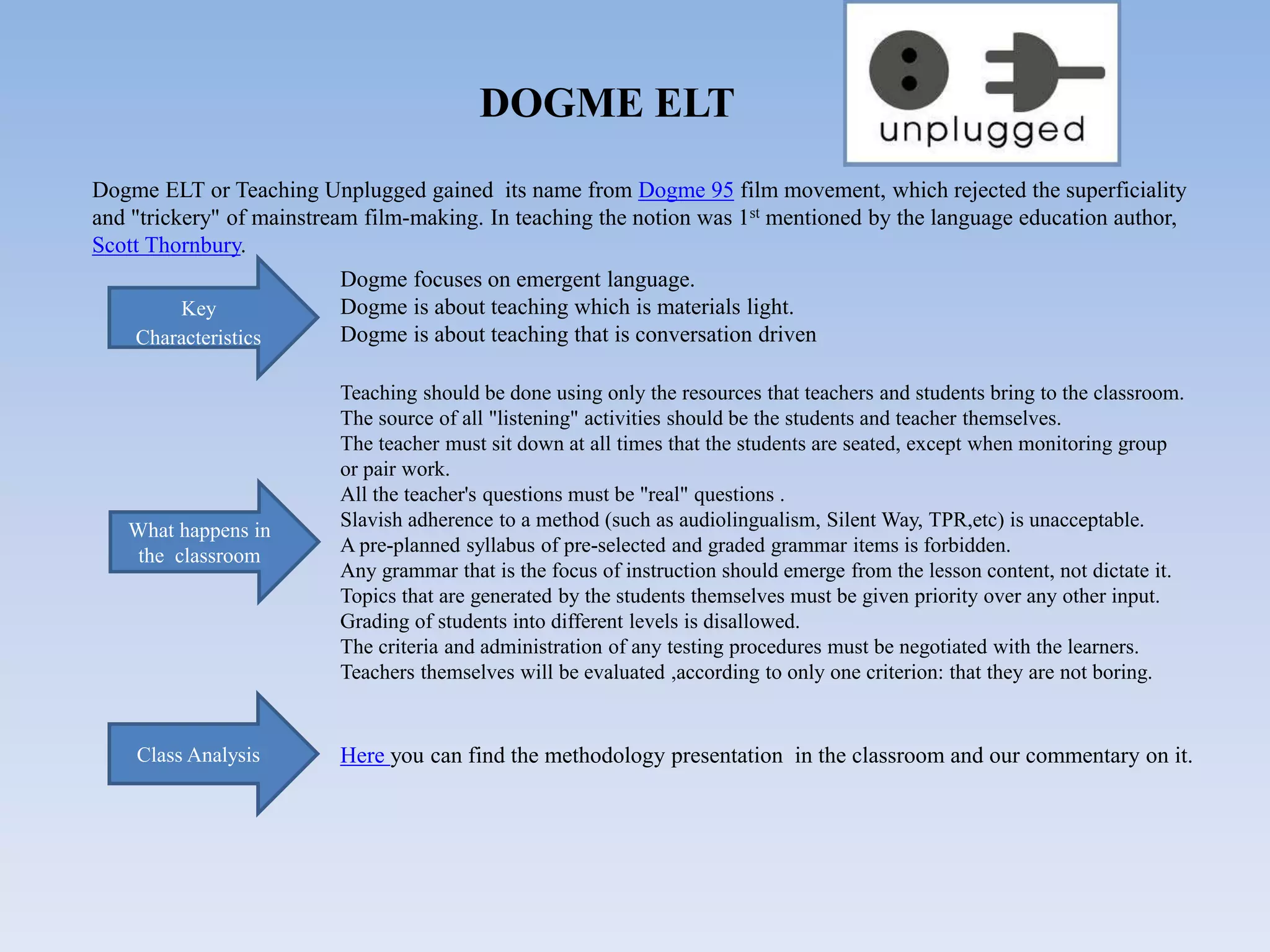 Dogme elt demo | PPSX