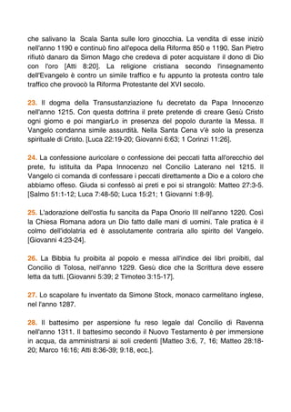 Dogmi ed eresie della Chiesa cattolica | PDF