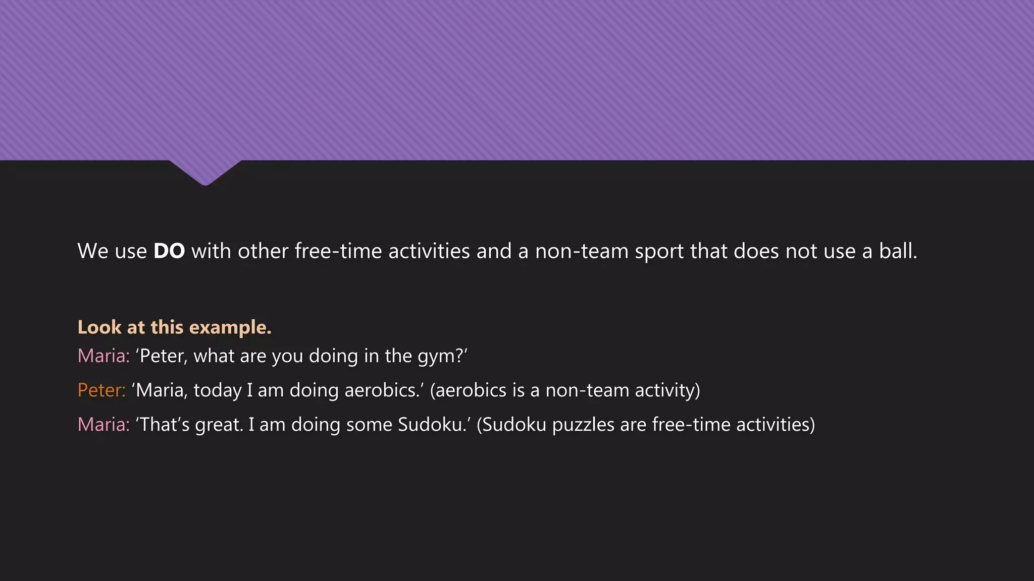Do, go and play for sports and activities | PPTX