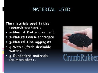 Final Year Project To find the Mechanical Properties of Concrete Using ...