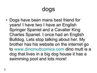 Dogs | PPT