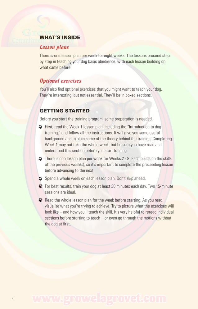 Basic Obedience Training for Dog | PDF