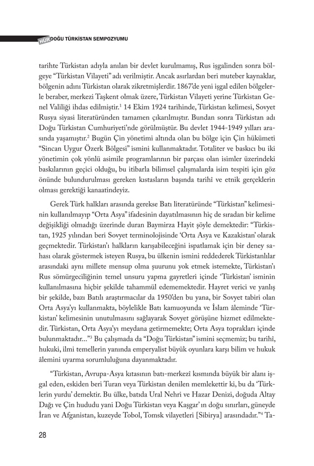 Dogu turkistan-sempozyumu | PDF