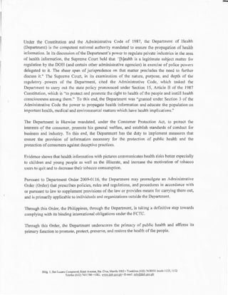 DOH Admin Order No.2010-0013 | PDF