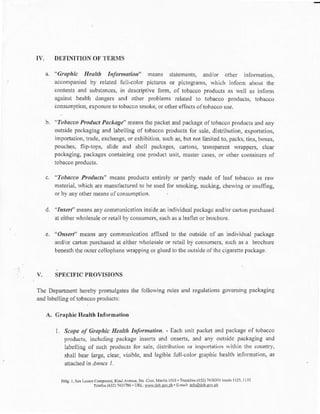 DOH Admin Order No.2010-0013 | PDF