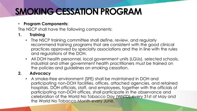 DOH-PROGRAMS.pdf | Lung and Respiratory Health | Diseases and Conditions