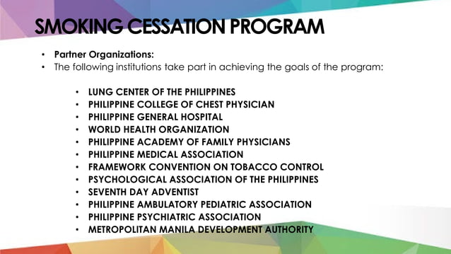 DOH-PROGRAMS.pdf | Lung and Respiratory Health | Diseases and Conditions