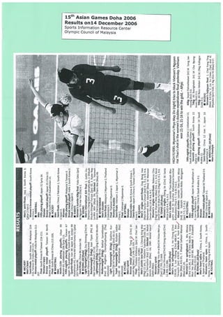 Doha 2006 results | PDF