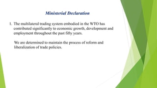 Doha declaration | PPTX