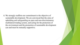 Doha declaration | PPTX