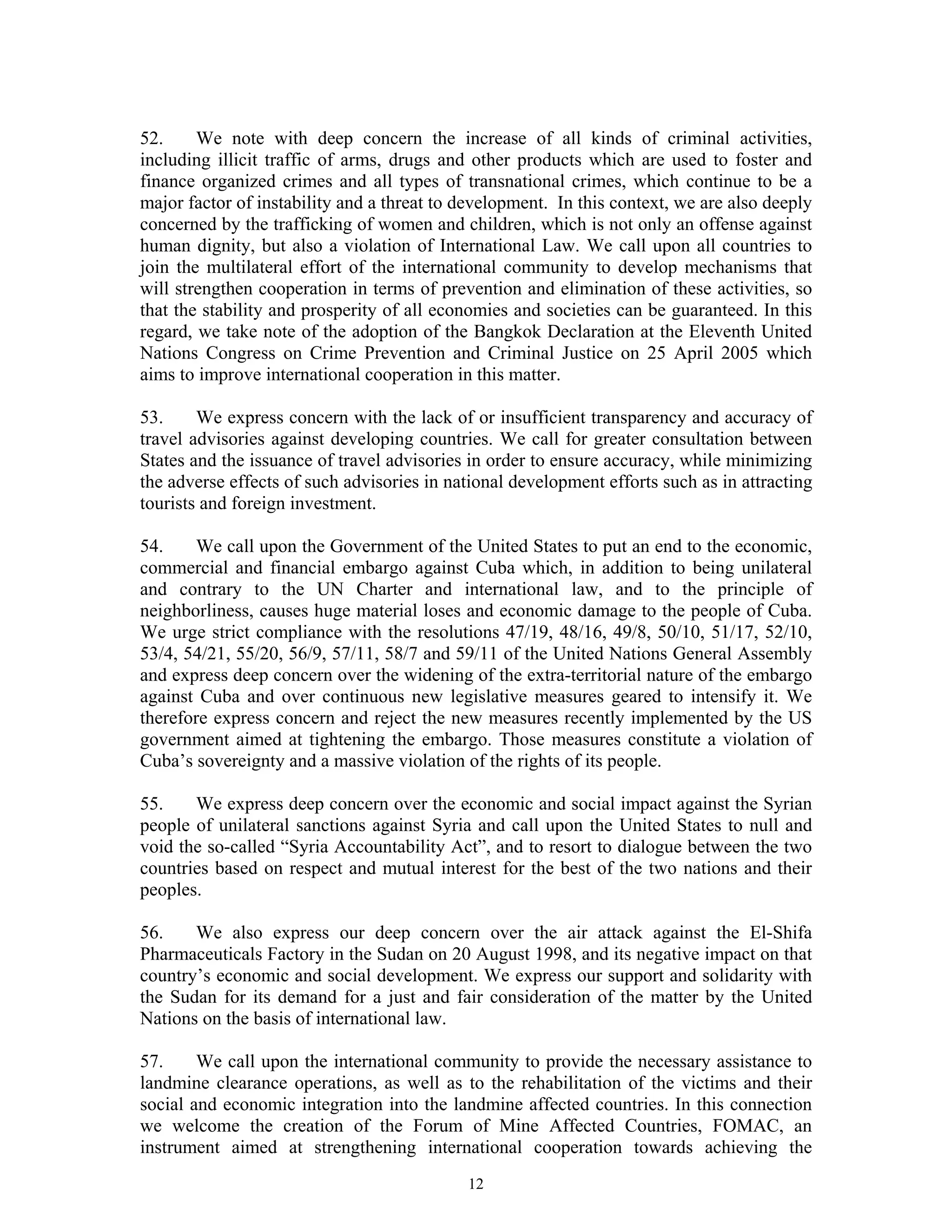 Doha declaration(english) | PDF