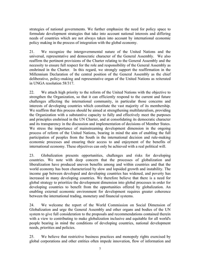 Doha declaration(english) | PDF