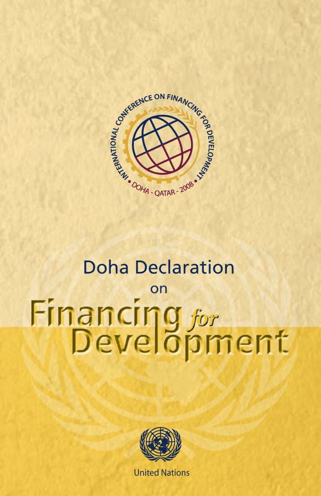 Doha declaration on Financing for Development | PDF