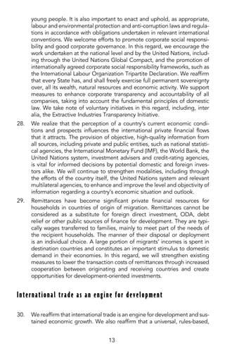 Doha declaration on Financing for Development | PDF