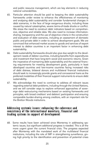Doha declaration on Financing for Development | PDF