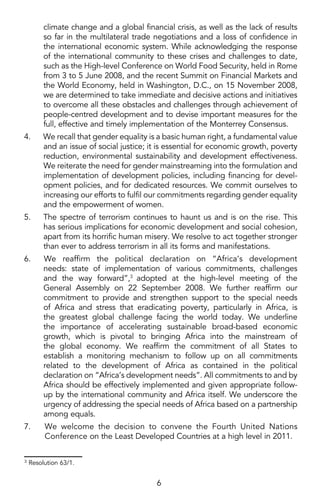 Doha declaration on Financing for Development | PDF