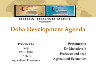 Doha development agenda | PPT