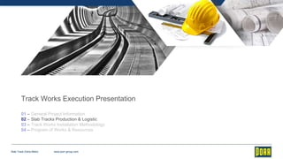 Doha Metro Track | PPTX | Rail Travel | Travel Type