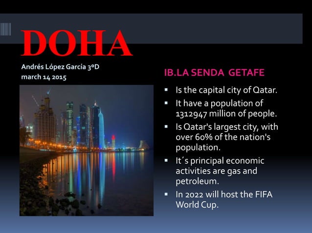 Doha project | PPTX