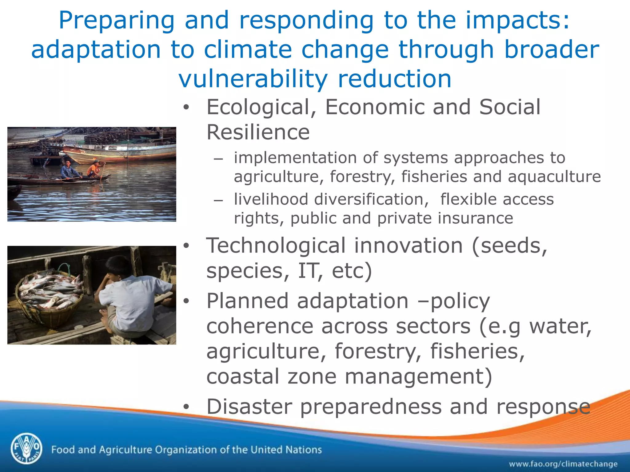 Building Resilience for Adaptation to Climate Change in Agriculture | PDF